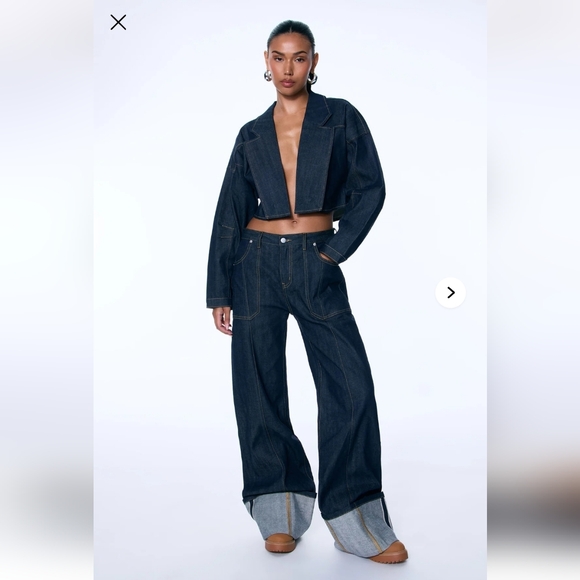Fashion Nova | Jeans | Fashion Nova Nwts Premium Selvedge Cropped Denim ...